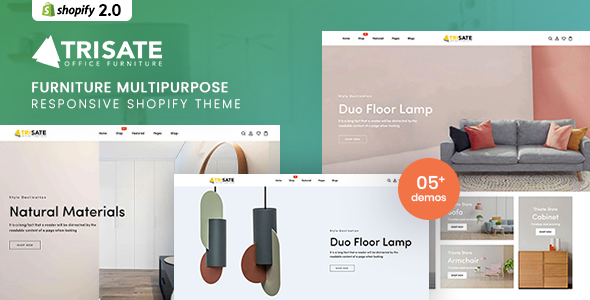 Trisate - Furniture Multipurpose Responsive Shopify Theme - code.market