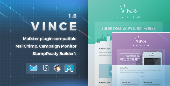 Vince | Responsive Email Template - code.market