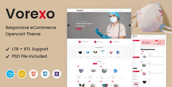 Vorexo - Mask OpenCart Theme - code.market