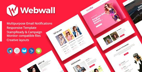 Webwall - Newsletter Template + StampReady & - code.market