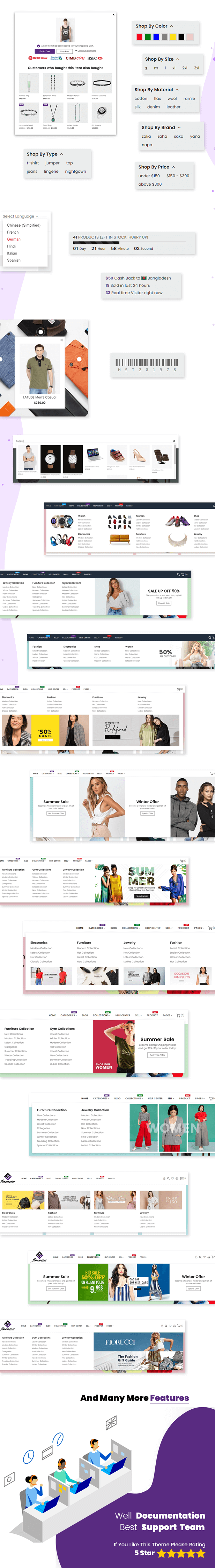 Financier - Multipurpose Responsive Shopify Theme - code.market
