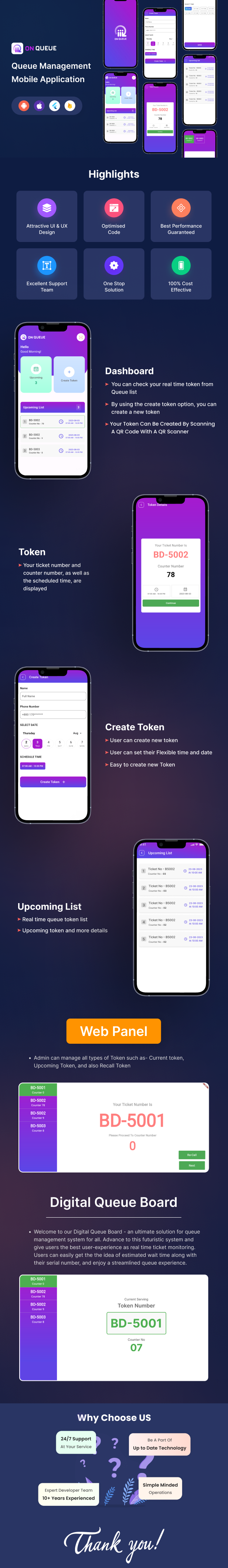 Queue Management System – Flutter v3.10 Android, IOS & Flutter Web ...