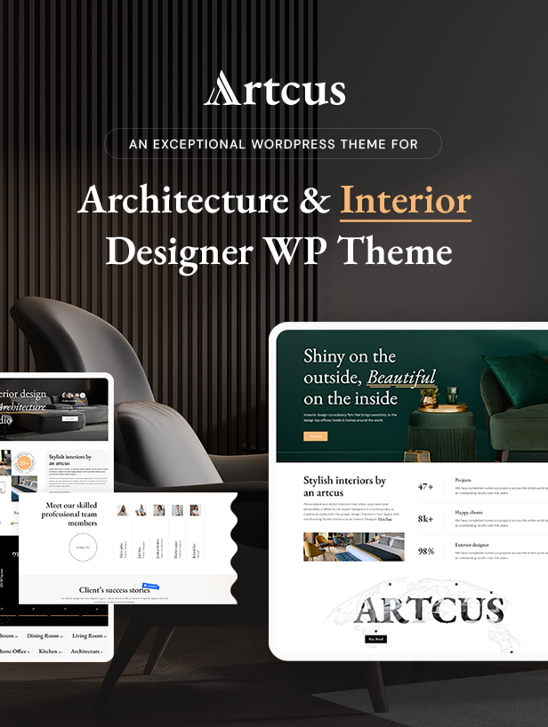Artcus - Interior Designer & Architecture WordPress Theme - code.market