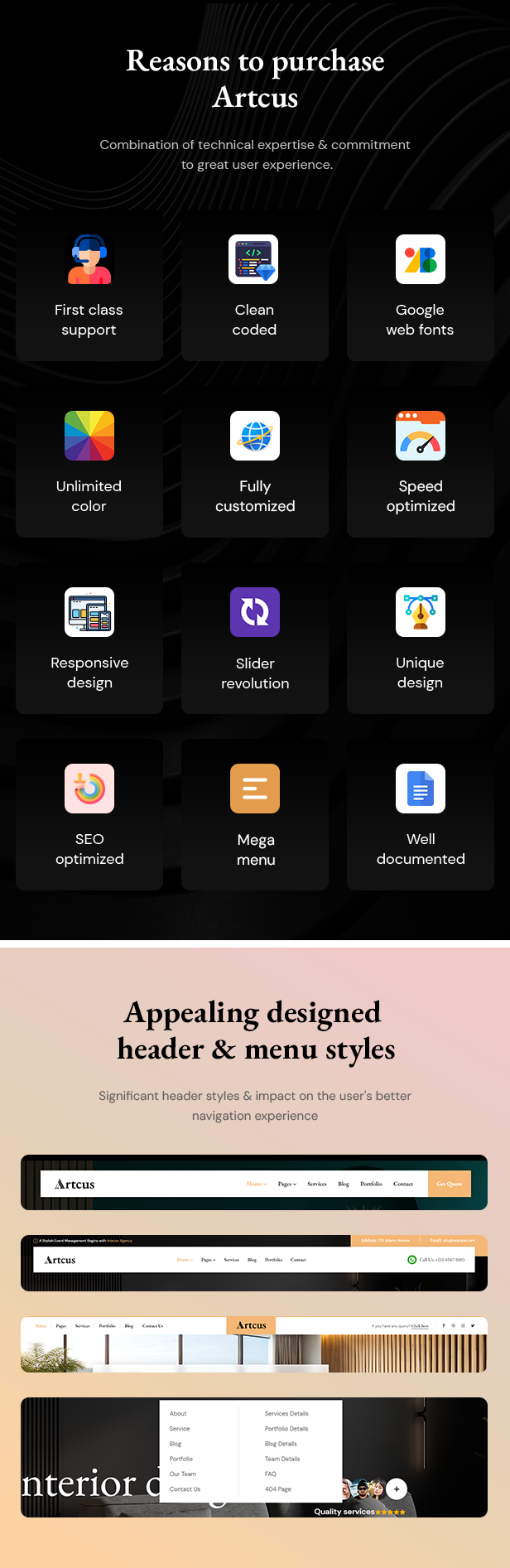 Artcus - Interior Designer & Architecture WordPress Theme - code.market