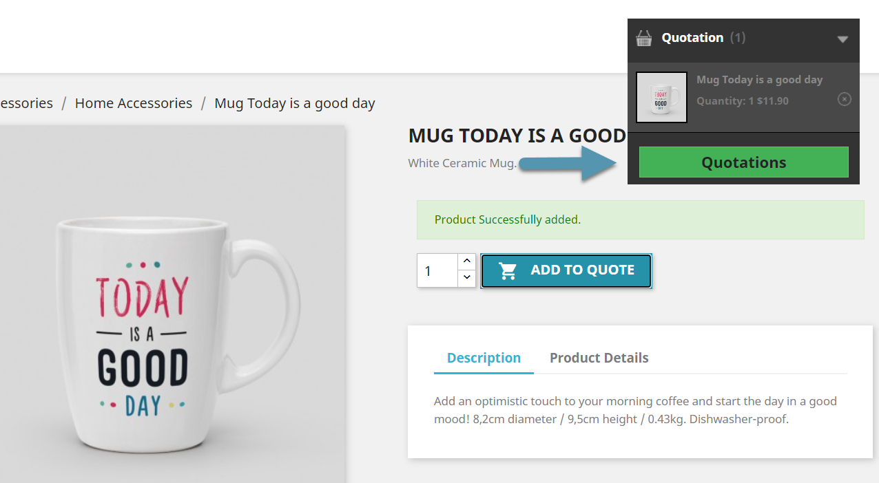 Prestashop Advance Quote Module - code.market