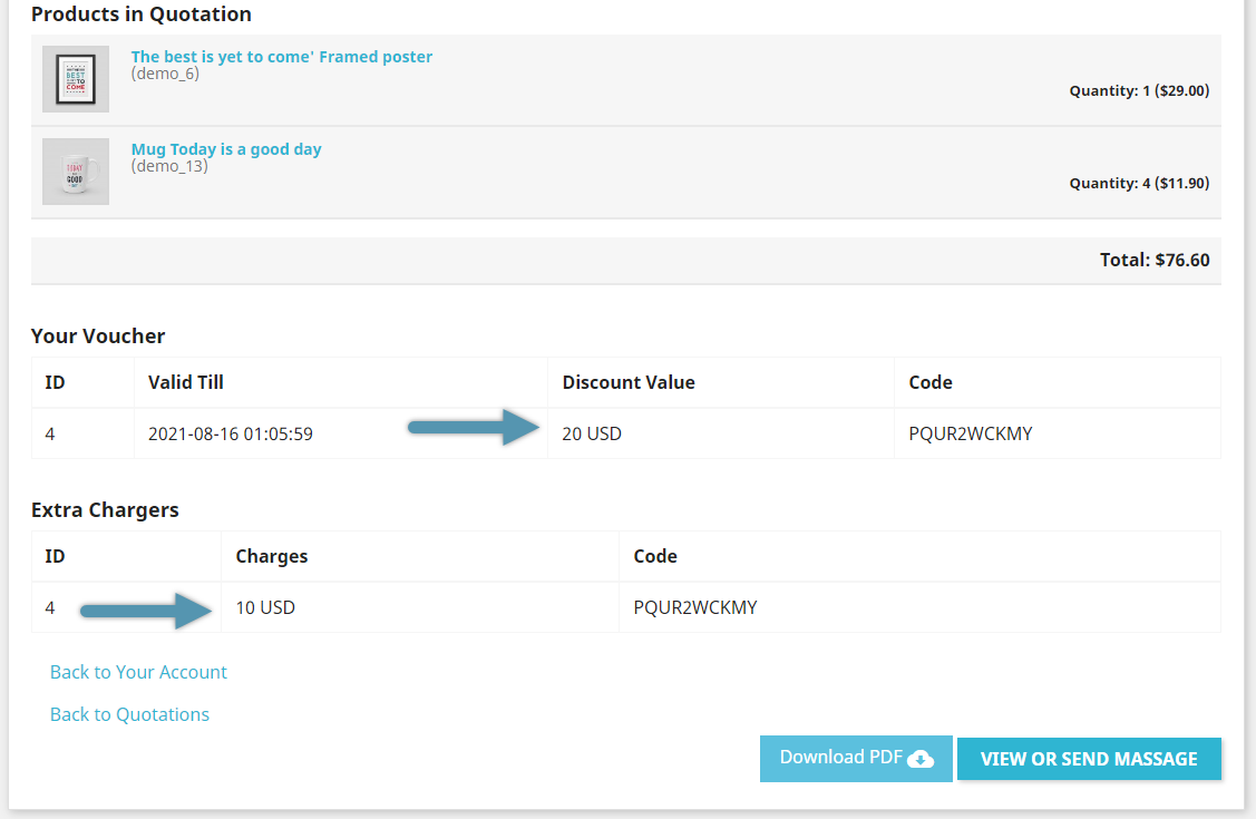 Prestashop Advance Quote Module - code.market