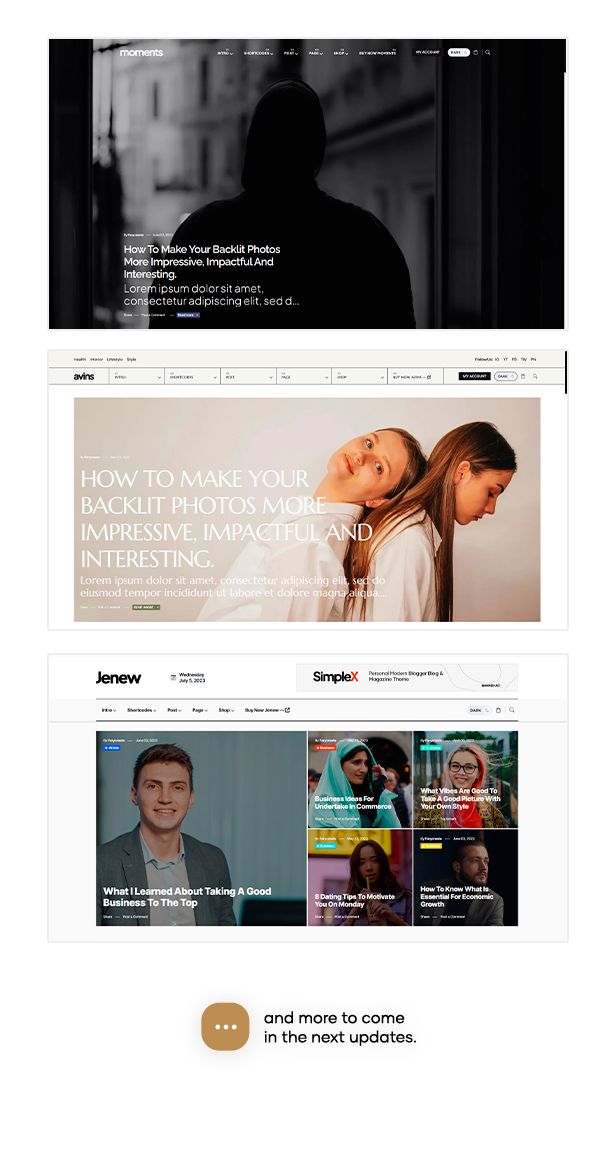 SimpleX - Personal Blogger Blog and Magazine - code.market