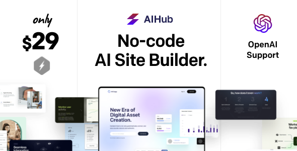 AIHub - AI Powered Startup & Technology WordPress Theme - code.market