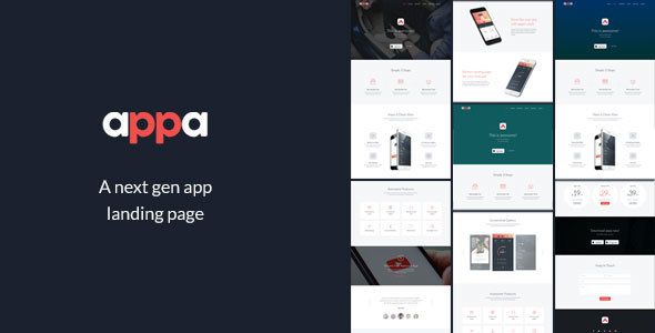 Appa - A Next Gen App Landing Page - code.market