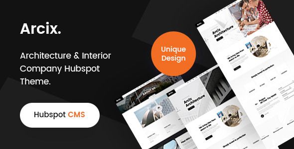 Arcix -Architecture HubSpot theme - code.market