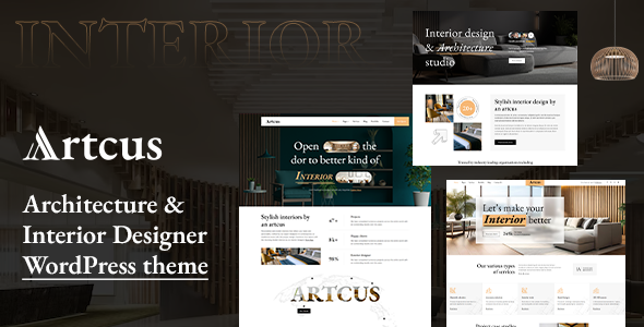Artcus - Interior Designer & Architecture WordPress Theme - code.market