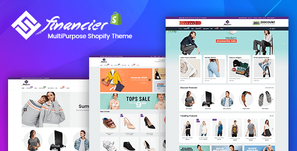Financier - Multipurpose Responsive Shopify Theme - code.market