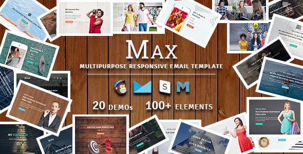 MAX - Multipurpose Responsive Email Pack - code.market