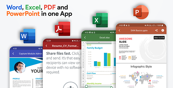 Office Reader | Document Viewer, Document Reader with Admob - code.market