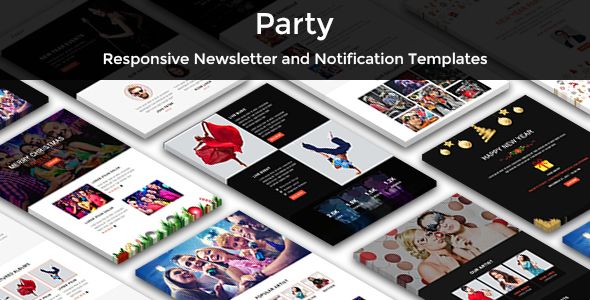 Party - Multipurpose Responsive Email Templates - code.market