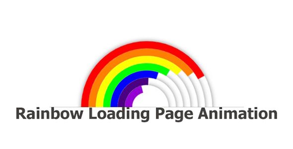 Rainbow Loading Page Animation - code.market