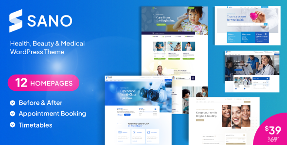 Sano - Medical WordPress Theme - code.market