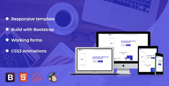 The Appo - Bootstrap 4 App Landing Page - code.market