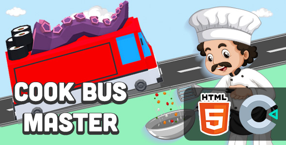 Cook Bus Master – HTML5 Game – C3P - code.market