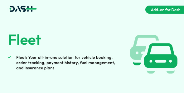 Fleet Vehicle Management System – Dash SaaS Add-on - code.market