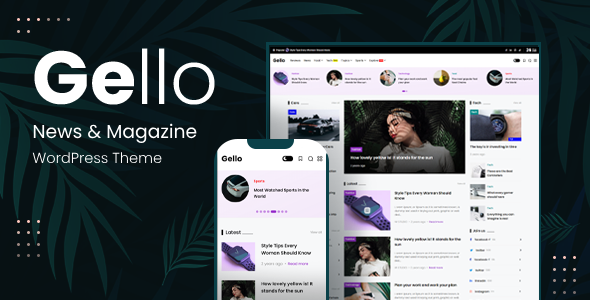 Gello - News & Magazine WordPress Theme - code.market