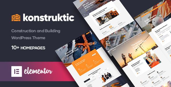 Konstruktic - Construction & Building WordPress Theme - code.market