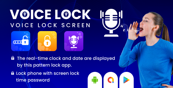 Voice Lock Screen - Voice Security Lock Screen - Voice - code.market