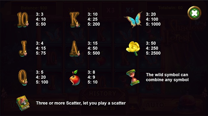 Shadow Forest Slot - HTML5 Game - code.market