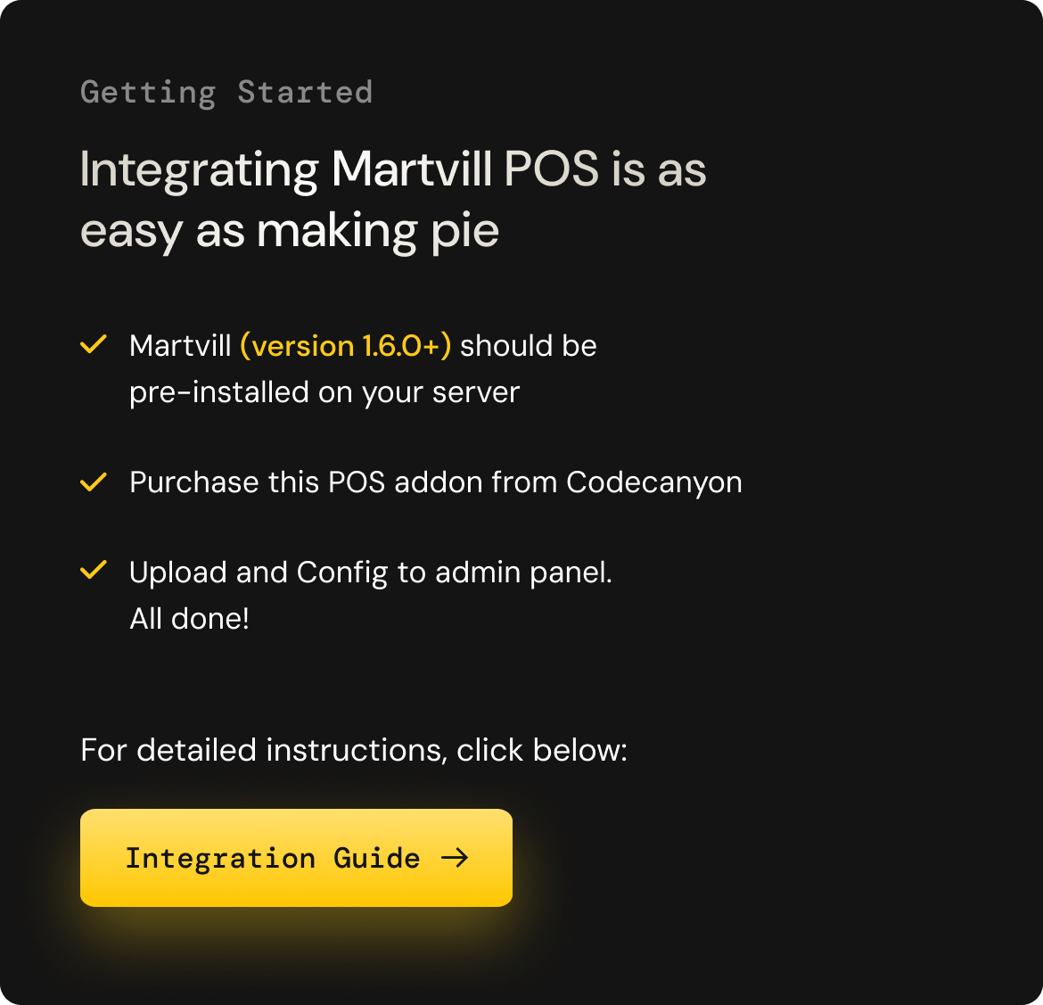 Martvill - Point of Sale (POS) Add-on - code.market