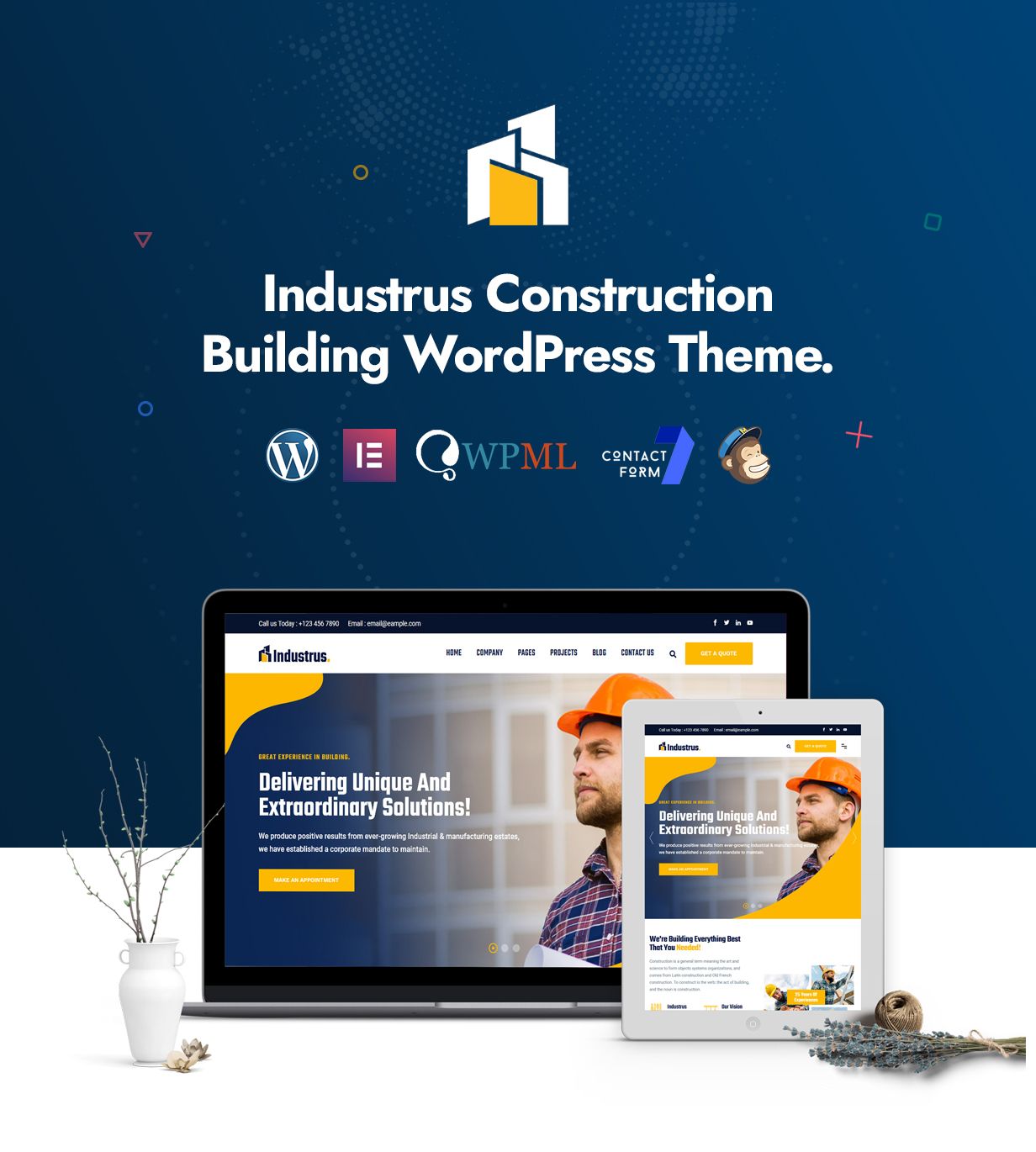 Industrus - Construction Theme - code.market