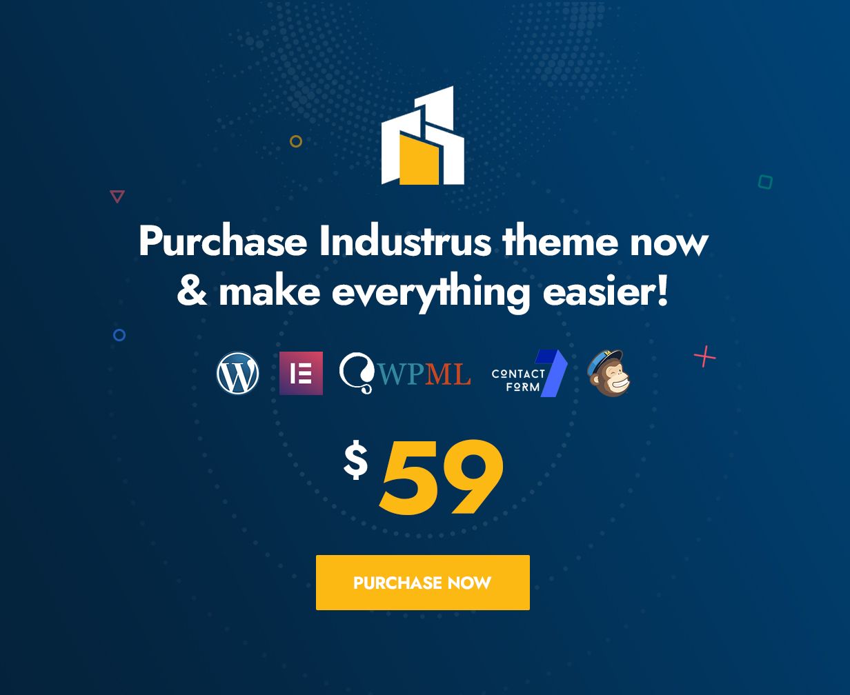 Industrus - Construction Theme - code.market