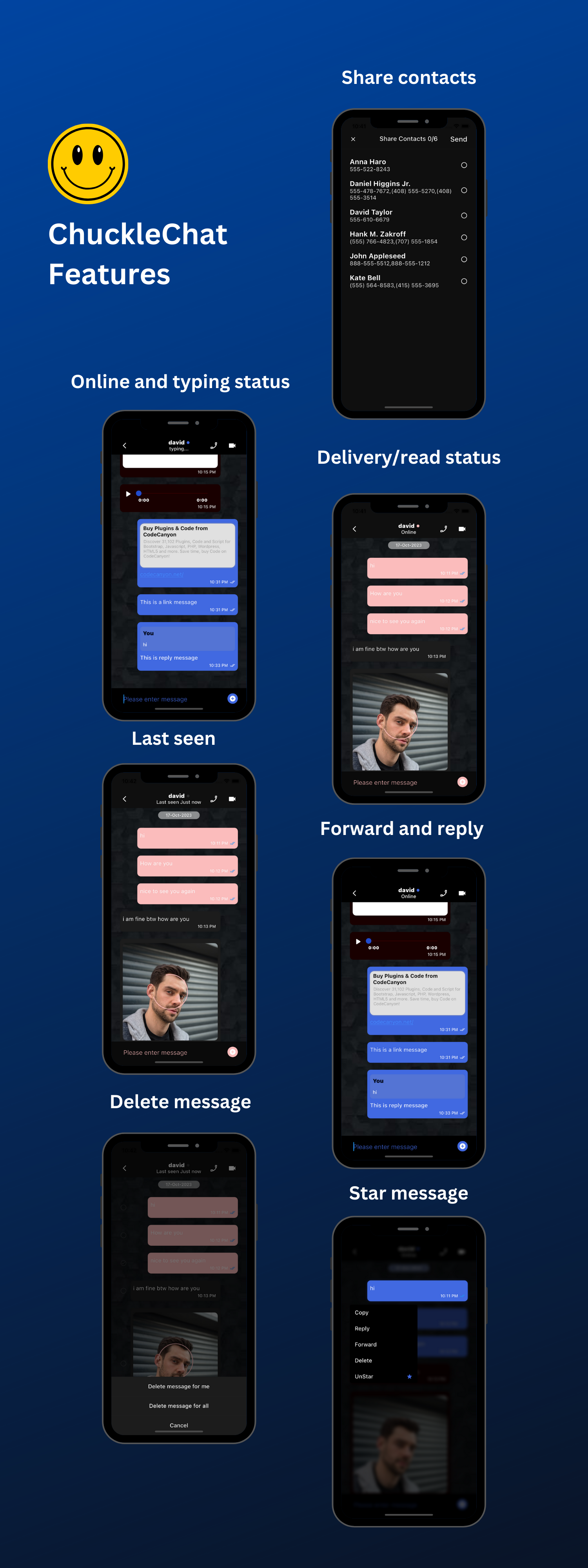 ChuckleChat - A complete Chat messenger, nodejs chat, - code.market