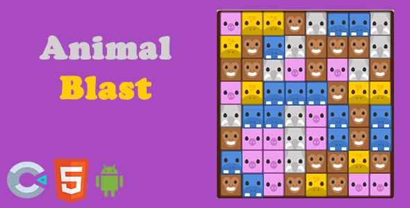 Animal Blast - HTML5 Game Construct 3 - code.market