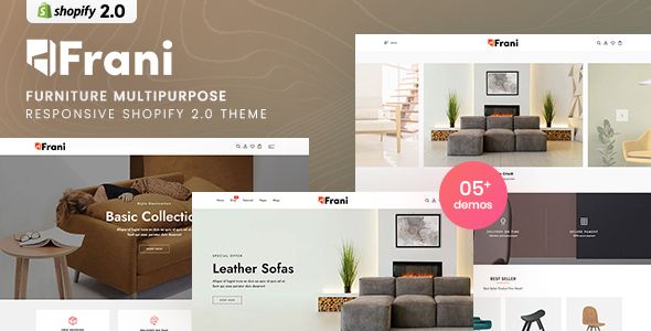Frani - Furniture Multipurpose Responsive Shopify 2.0 Theme - code.market