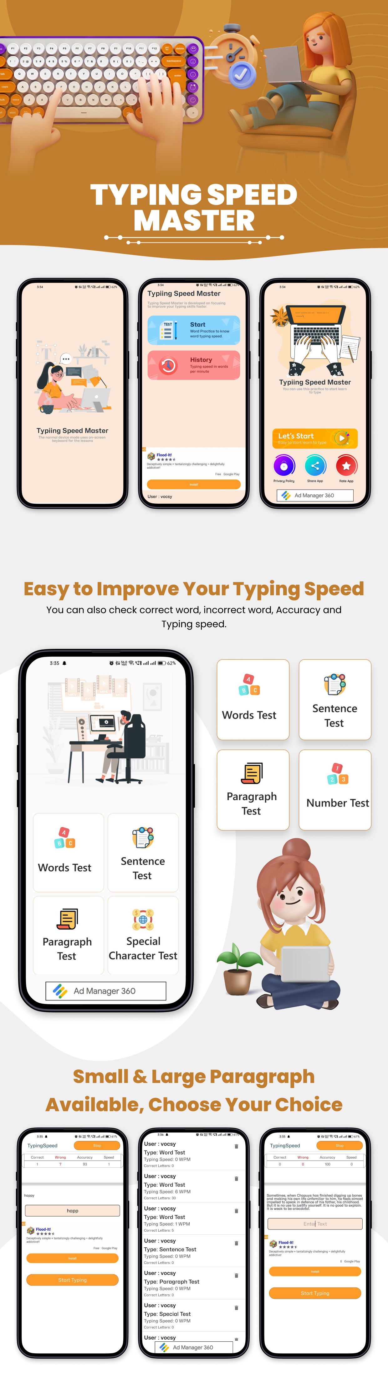 Typing Speed Master – Fast Typing Practice – Learn - code.market