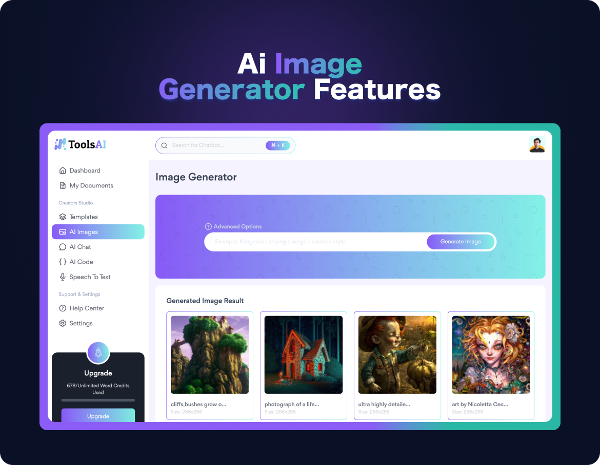 ToolsAi - Ai Content, Image, Chatbot, Code and Speech - code.market