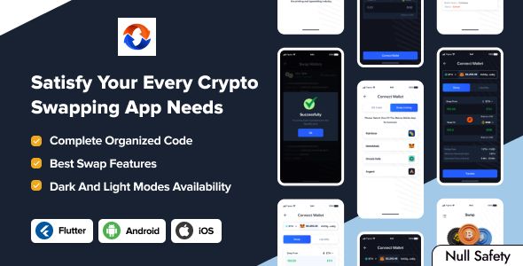 CryptoSwap - A Mobile App for Crypto Swapping | Digital currency - code ...
