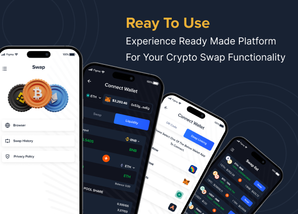 CryptoSwap - A Mobile App for Crypto Swapping | Digital currency - code ...