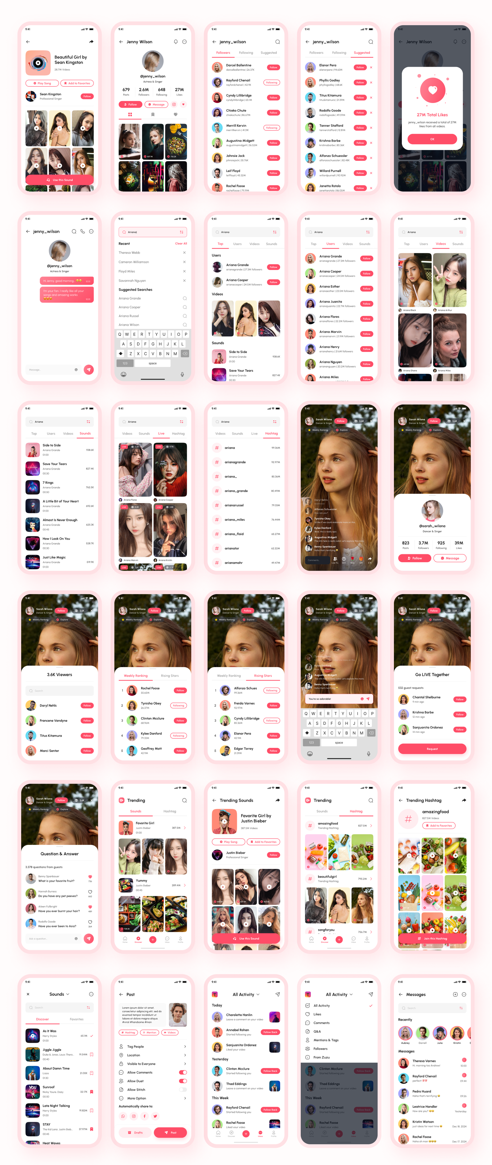 Tikto-Short Video Social App | React Native CLI Ui Kit - code.market