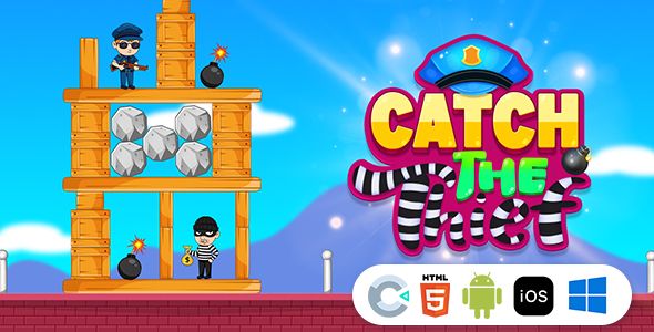 Catch The Thief [ Construct 3, HTML5 ] - code.market
