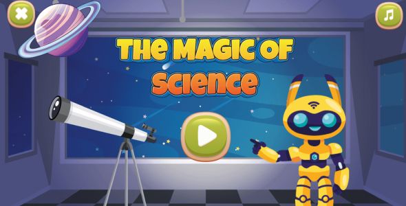 The Magic of Science Game- Educational Game - HTML5, Construct 3 - code.market