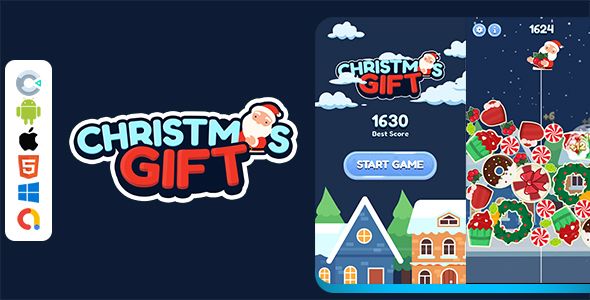Christmas Gift 2048 - HTML5 Game (Construct 3) - code.market