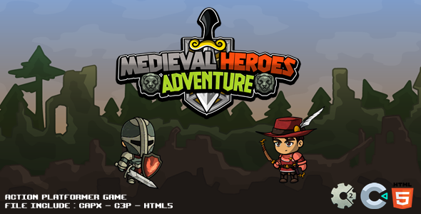Medieval Heroes Adventure - Construct Game - code.market