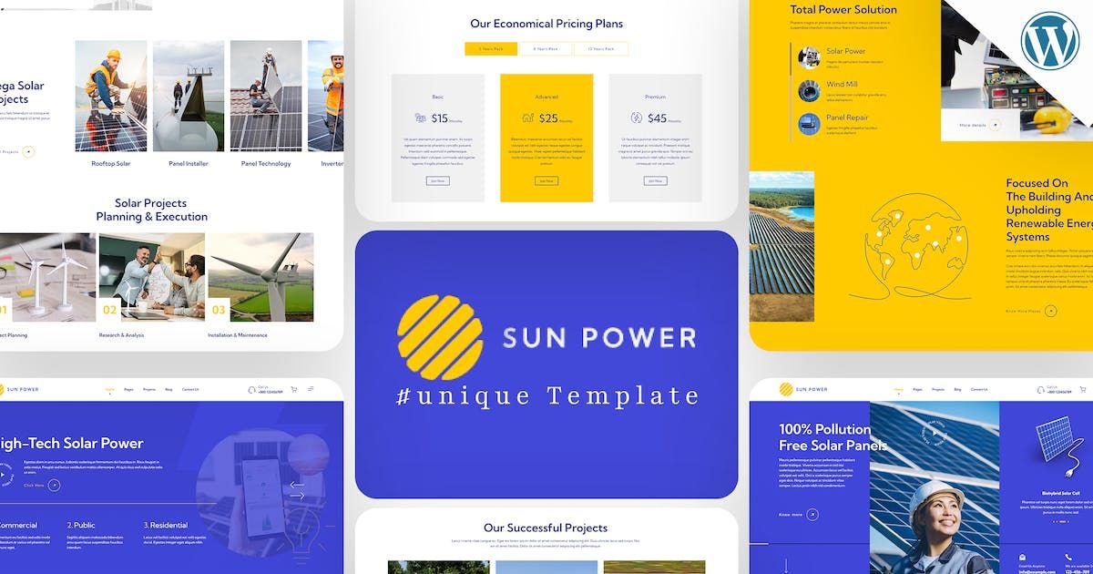 SunPower - Solar Renewable Energy Theme - code.market