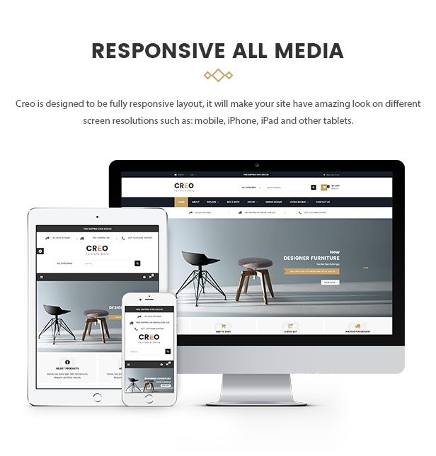 Creo - Designer Interior Furniture PrestaShop Theme - code.market