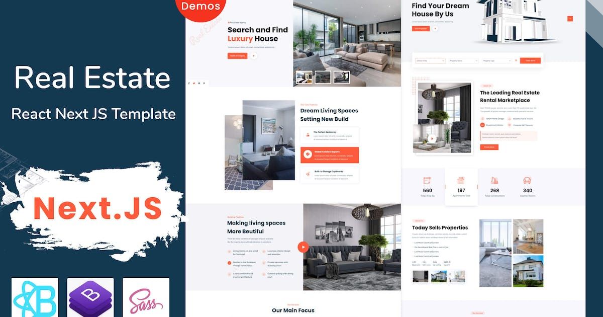 Quarter Real Estate React Nextjs Template Codemarket