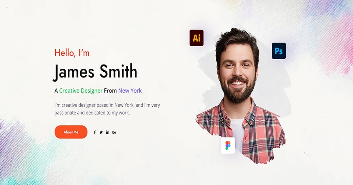 Dizme - Tailwind CSS Personal Portfolio Template - code.market Dizme - Tailwind CSS Personal Portfolio Template - code.market