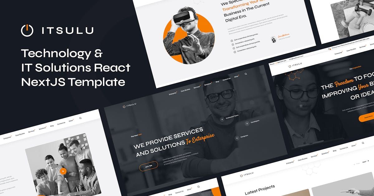 ITSulu - Technology & IT Solutions React Template - code.market