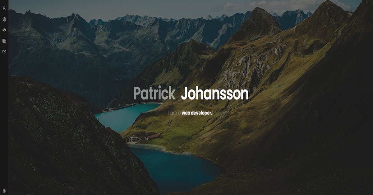 Patrick - Tailwind CSS Personal Portfolio Template - code.market Patrick - Tailwind CSS Personal Portfolio Template - code.market