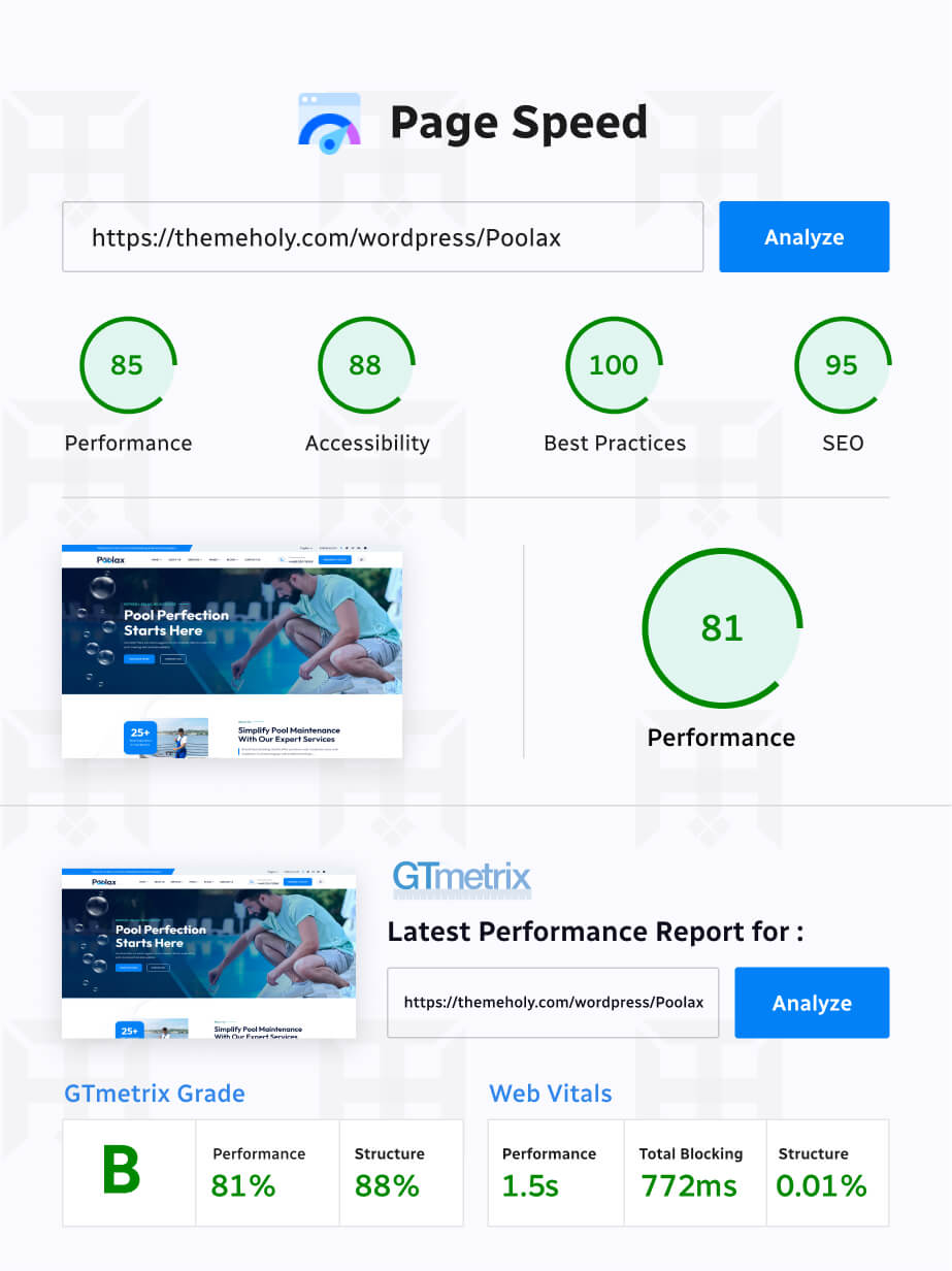 Poolax – Pool Cleaning & Services WordPress Theme - code.market